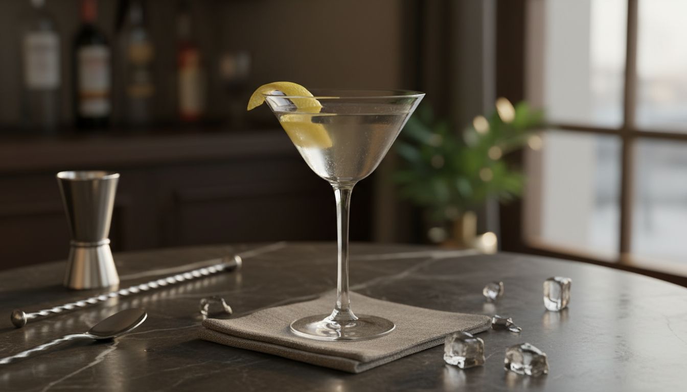 Dry Martini Cocktail Recipe - 🍹 Cocktail Maestro 🍹