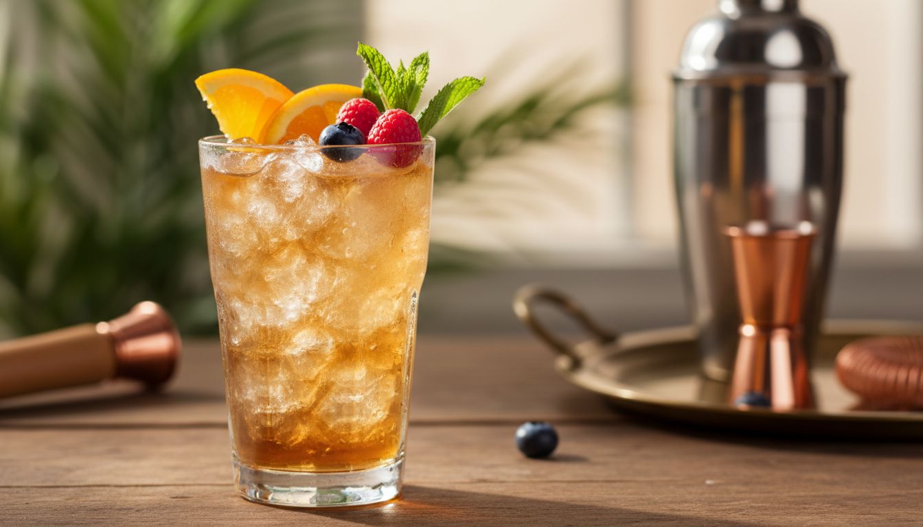 Sherry Cobbler Cocktail Recipe - 🍹 Cocktail Maestro 🍹