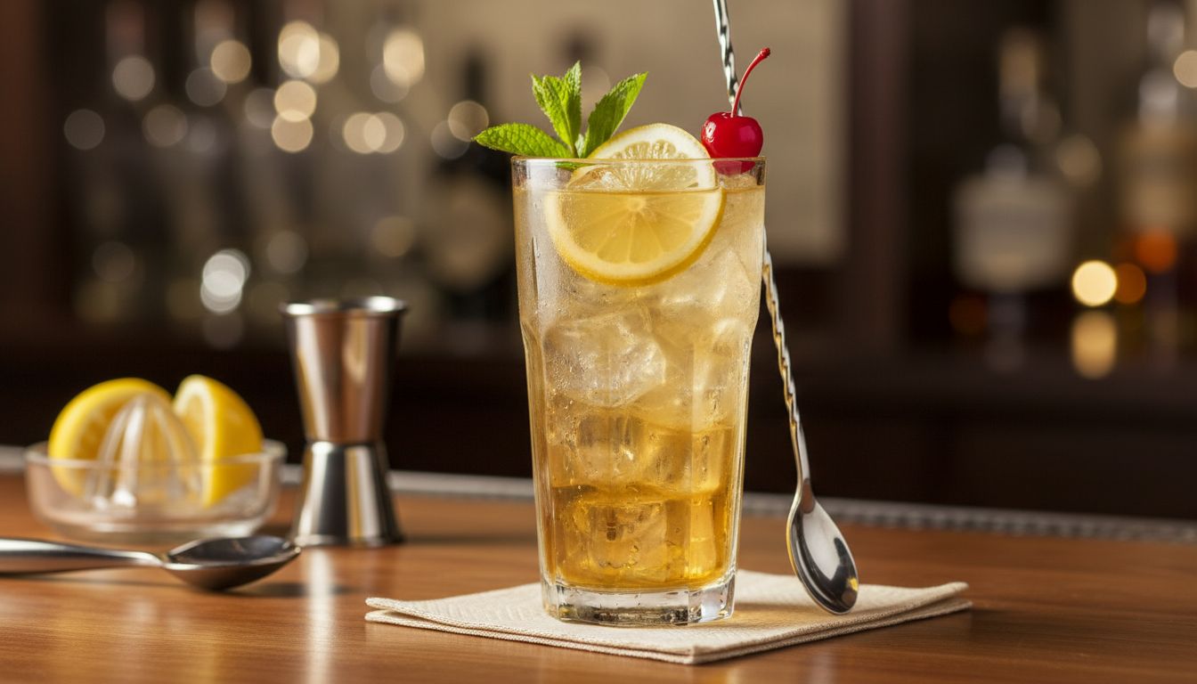 Whisky Collins Cocktail Recipe - 🍹 Cocktail Maestro 🍹